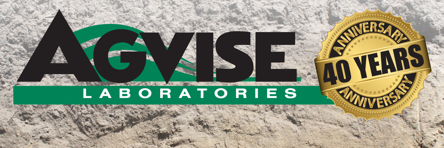 anniversary logo - Agvise Laboratories