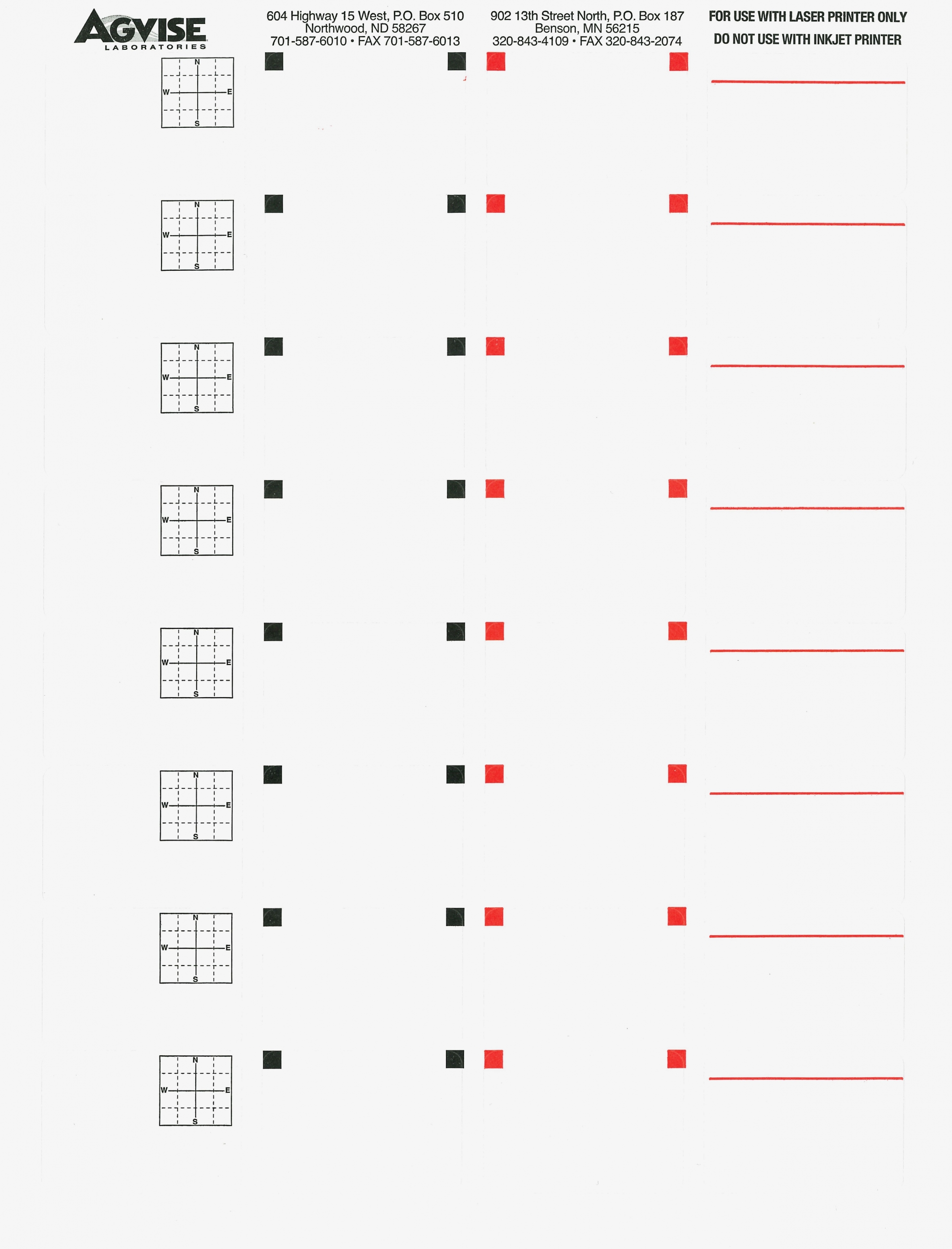 Soil Submission Form, Online - Agvise Laboratories